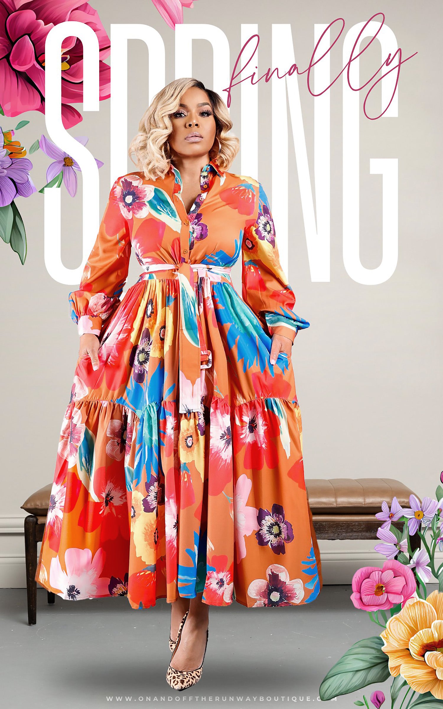 Spring Is Sping'n | Dress | Review Description & Return Policy – On and ...